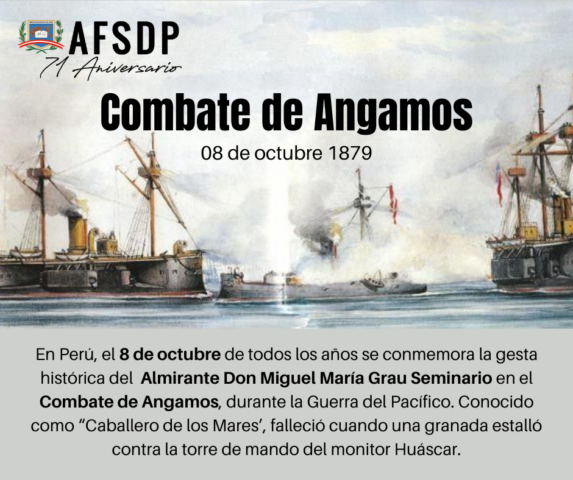 Combate de Angamos 08 de Octubre de 1879 | AFSDP